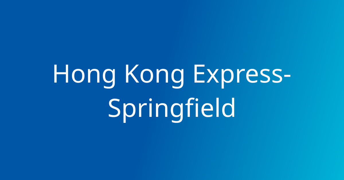 Order Authentic Chinese Online | Hong Kong Express- Springfield ...